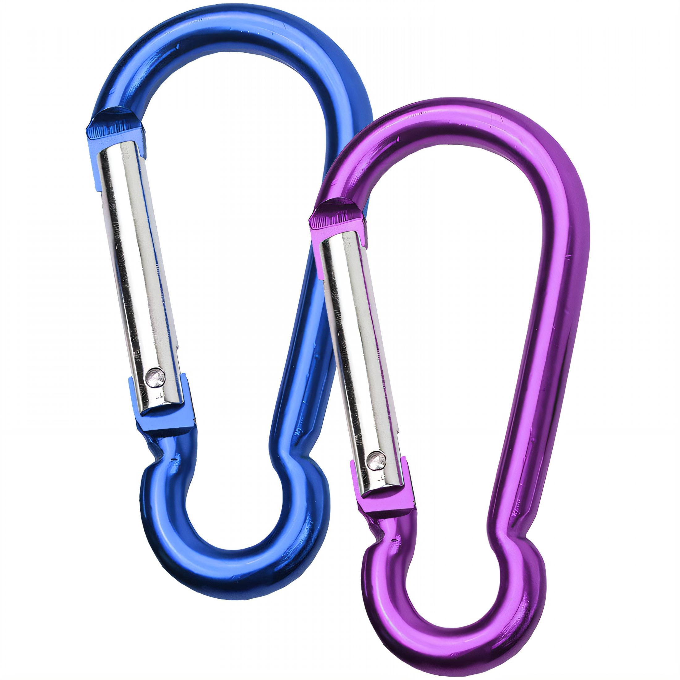 ZHZFKQ 2026 New 2Pcs Carabiner Clip,Quick Mechanism Aluminum Alloy ...