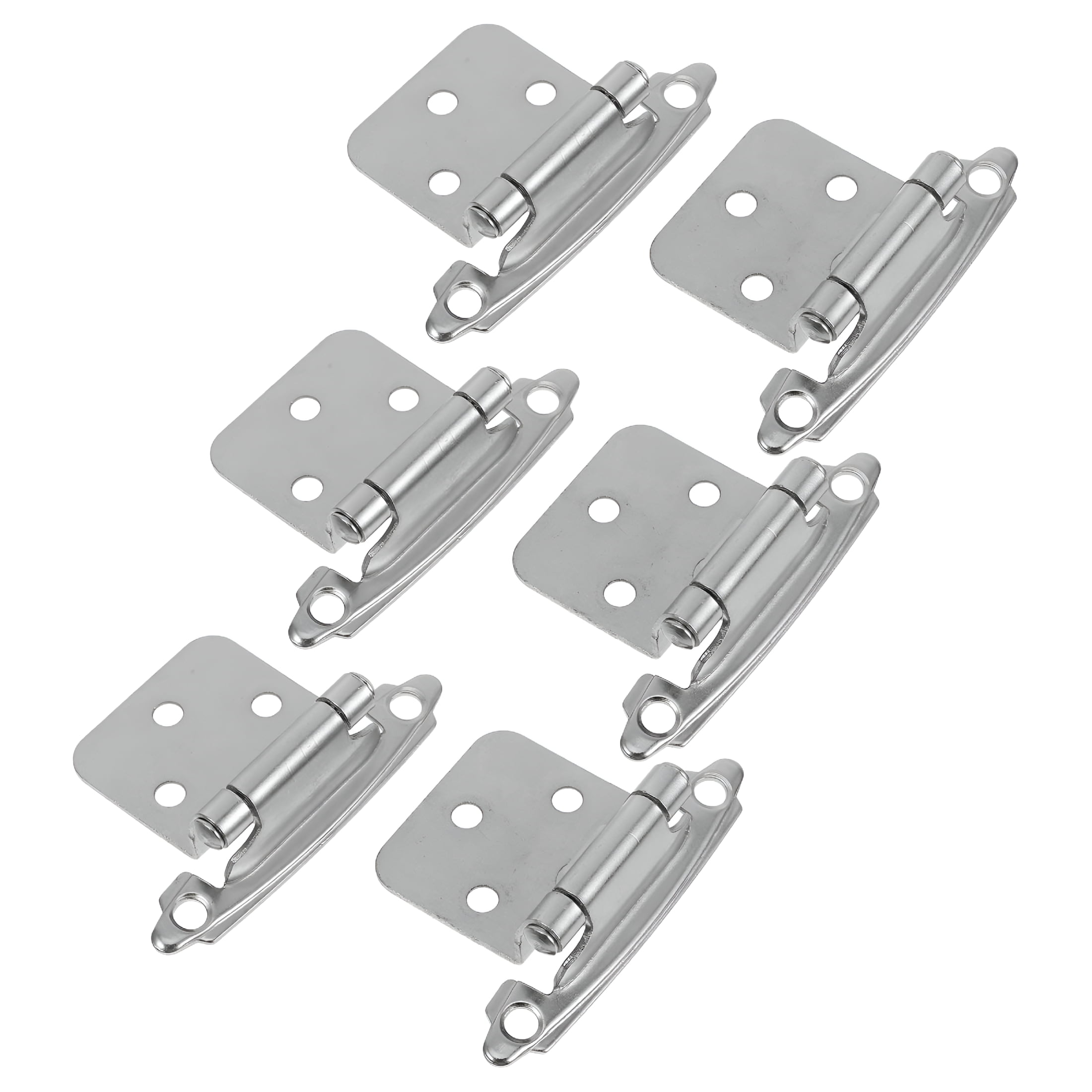 ZHZFKQ 2026 New 6Pcs Self Closing Spring Hinges 1/2 Inch Cabinet Hinges ...