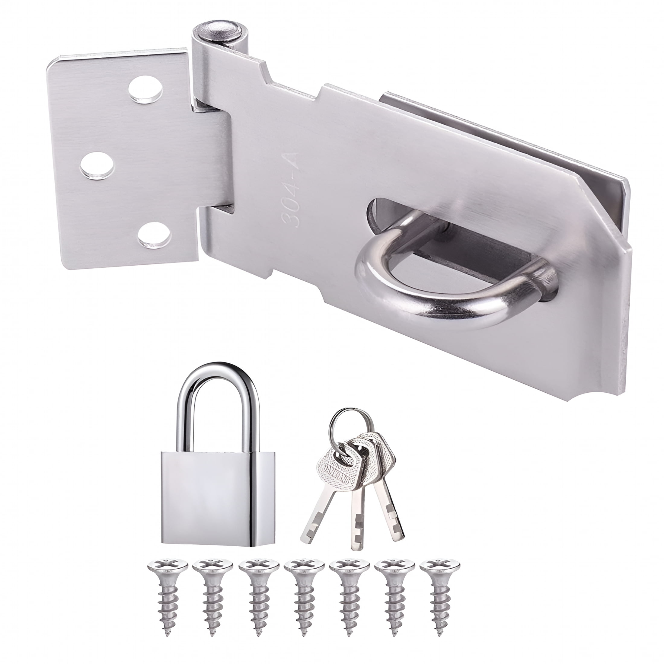ZHZFKQ 2026 New Household Door Clasp Lock Gate Bolt Shed Latch Padlock ...