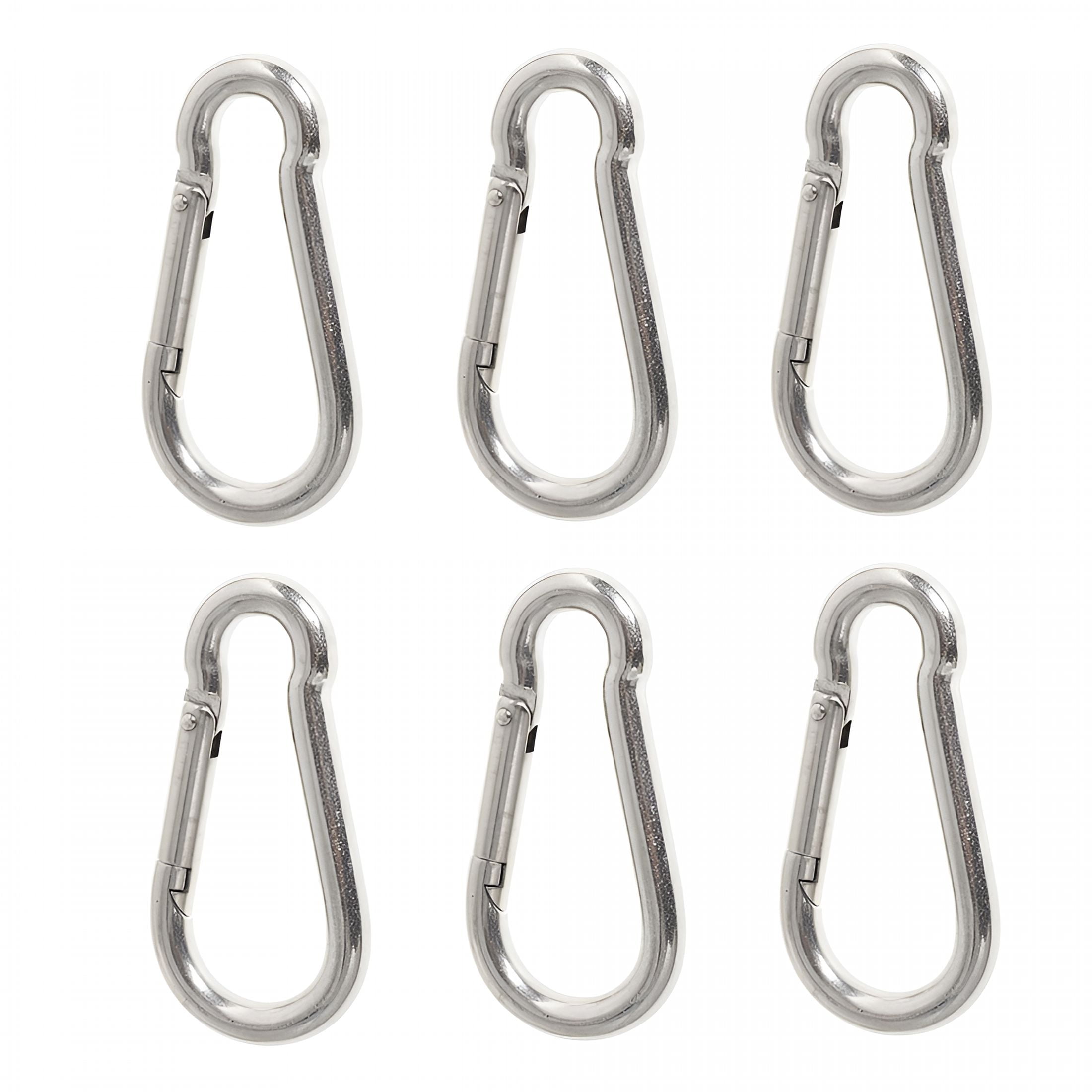 ZHZFKQ 2026 New Stainless Steel 304 Spring Snap Hook Carabiner Clips ...