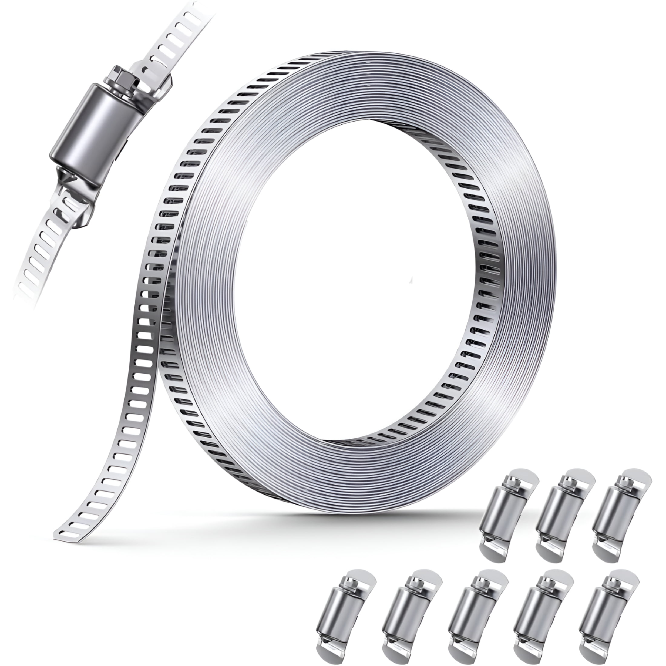 ZHZFKQ 2026 New Stainless Steel Hose Clamp Adjustable for Automotive ...