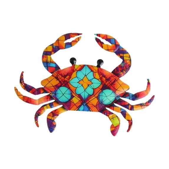 ZHZFKQ Crab Wall Decor Metal Crabs Decorations,Coastal Sculptures Metal ...