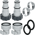 ZHZFKQ Pool Hose Adapter Type A&B for 1.25 and 1.5 Inch Hoses,Pool Hose ...