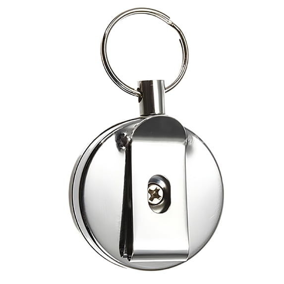 ZHZFKQ Stainless Steel Retractable Key Recoil Ring Pull Key Chain Belt ...