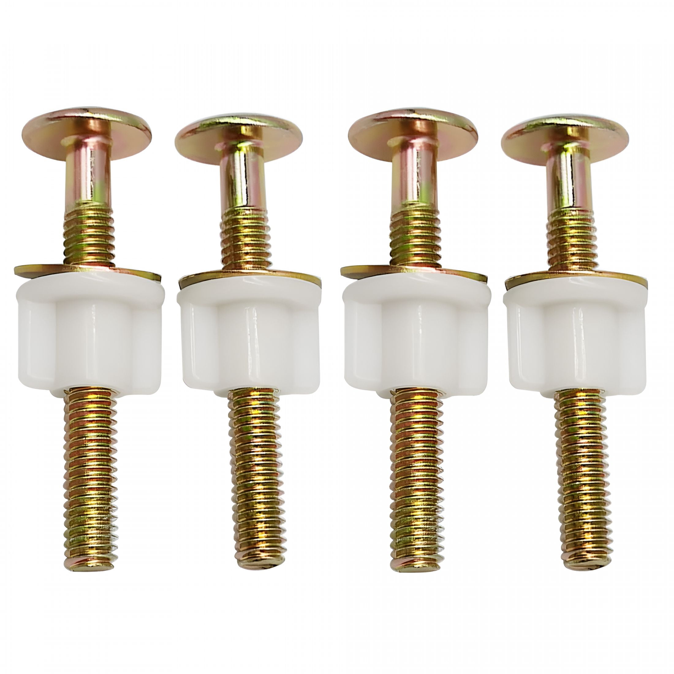 ZHZFKQ Universal Heavy Duty Toilet Seat Bolts Screws Set with Plastic ...