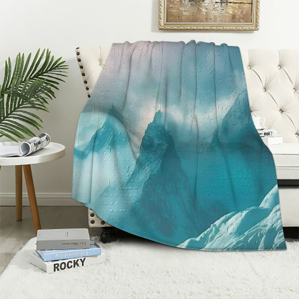 ZHZY Art in Flight Over a Valley Fantasy Art Medieval Fantasy Flannel ...