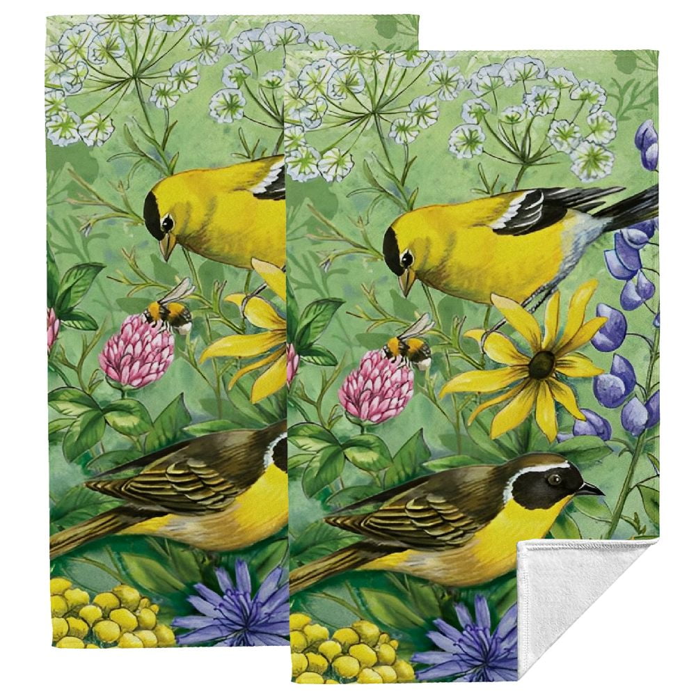 ZHZY Soft Bath Towel Two-Piece Set Ultrafine Fiber 27.5*16in for Kitchens Bathrooms Showers Pack ...