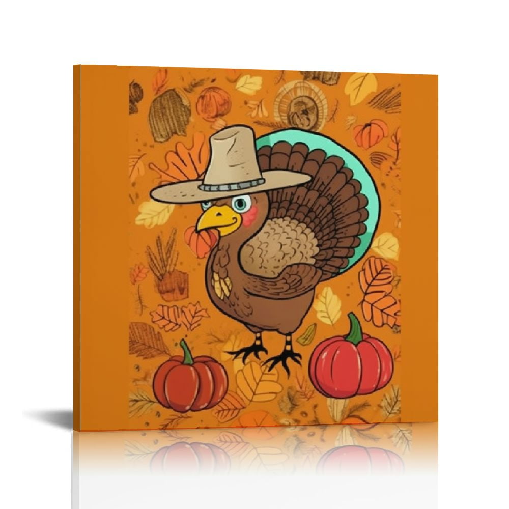 ZHZY Thanksgiving Canvas Prints Wall Art for Bedroom & More - High ...
