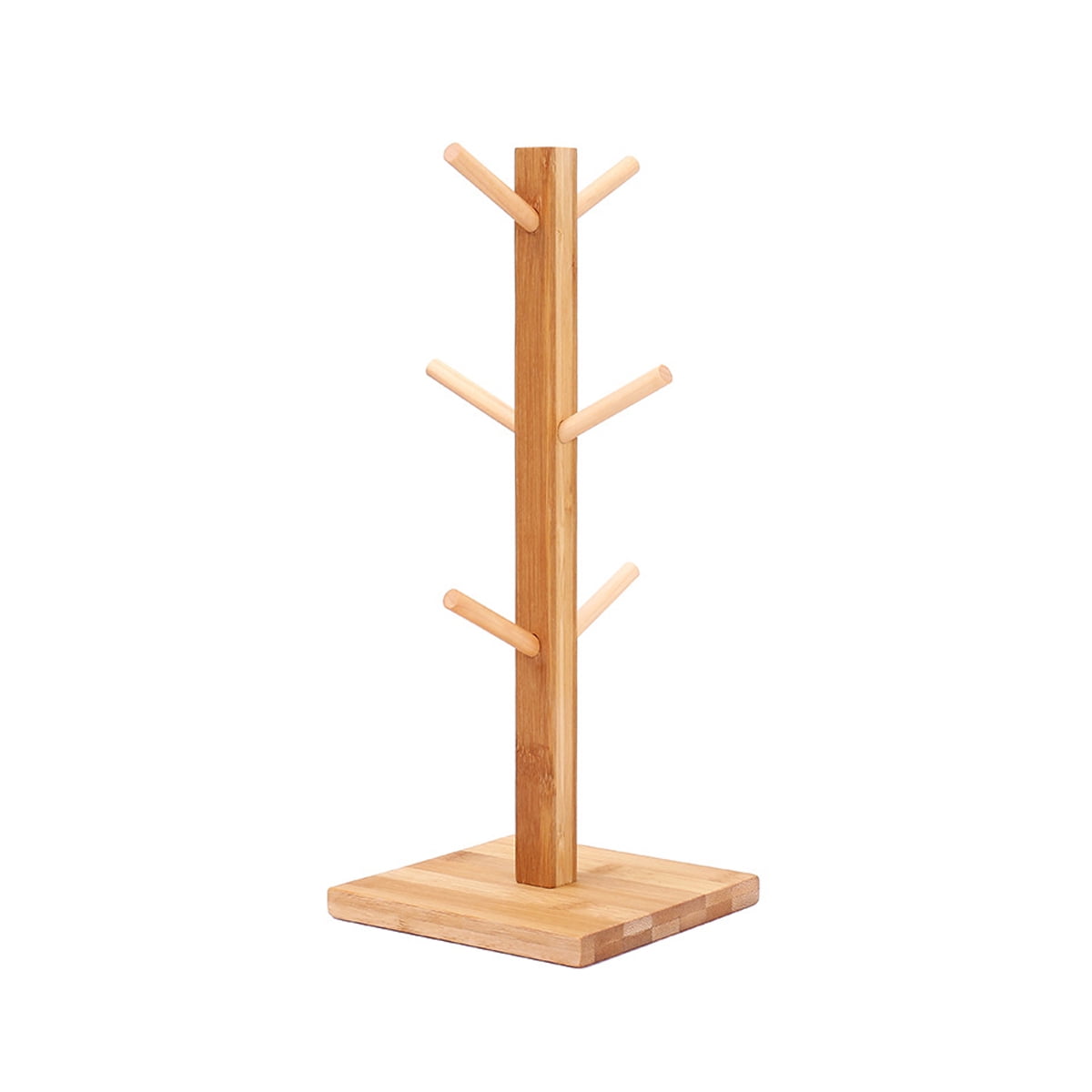 ZHaobin Bamboo Mug Holder Tree Countertop Coffee Cup Holder, Mug Rack & Tea Cup Organizer Coffee ...