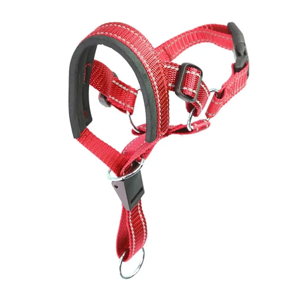 ZHaobin Dog Muzzles Anti Adjustable Nose Mouth Set Training Lead Rope ...