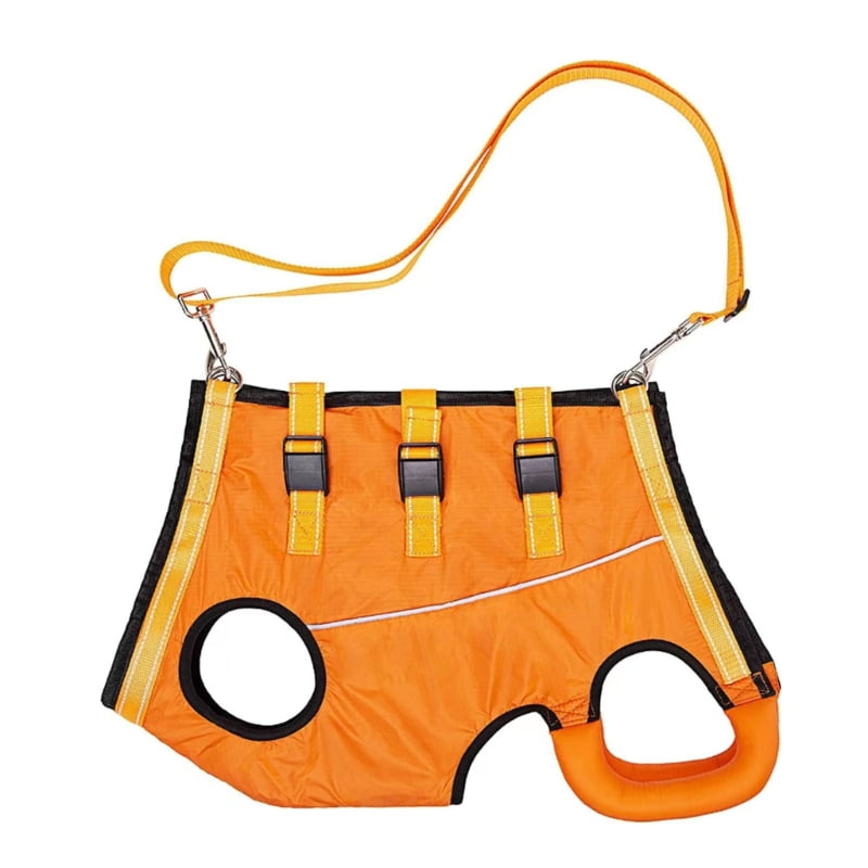 ZHaobin Dogs Leg Support Strap WholeBody Lift Harness for Elderly Injured Disabled Dogs T5EF ...
