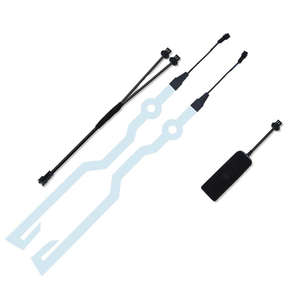 ZHaobin Flashing Luminous Sticker Motorcycle Helmet Light Riding Signal ...