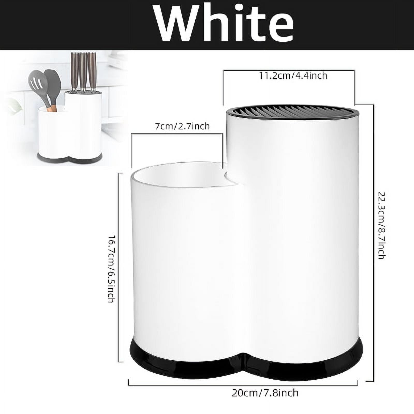 ZHaobin Knife holder Multi-Function Utensil stand Knife Block PP ...
