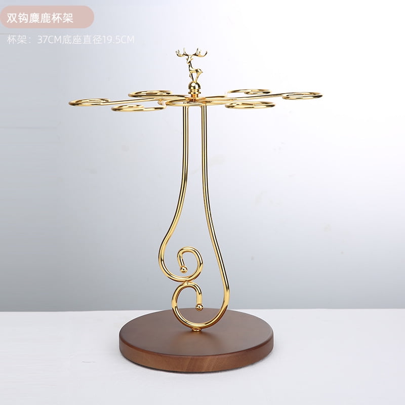 ZHaobin Light Luxury Red Wine Glass Cup Rack Hanging Upside Down ...