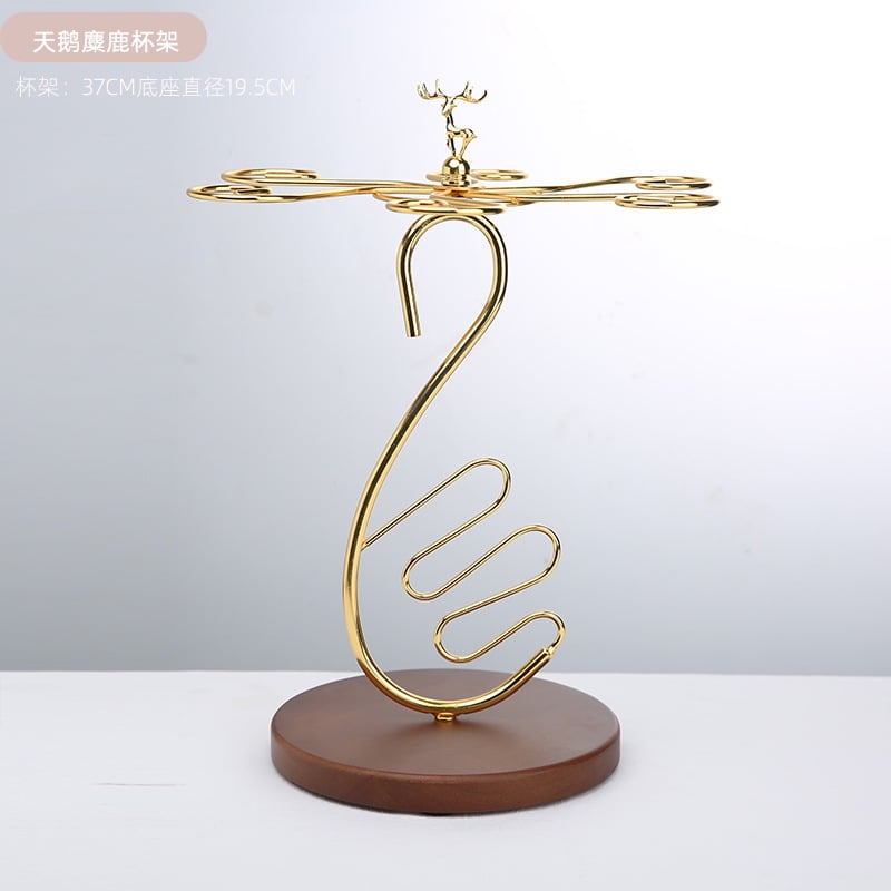 ZHaobin Light Luxury Red Wine Glass Cup Rack Hanging Upside Down ...