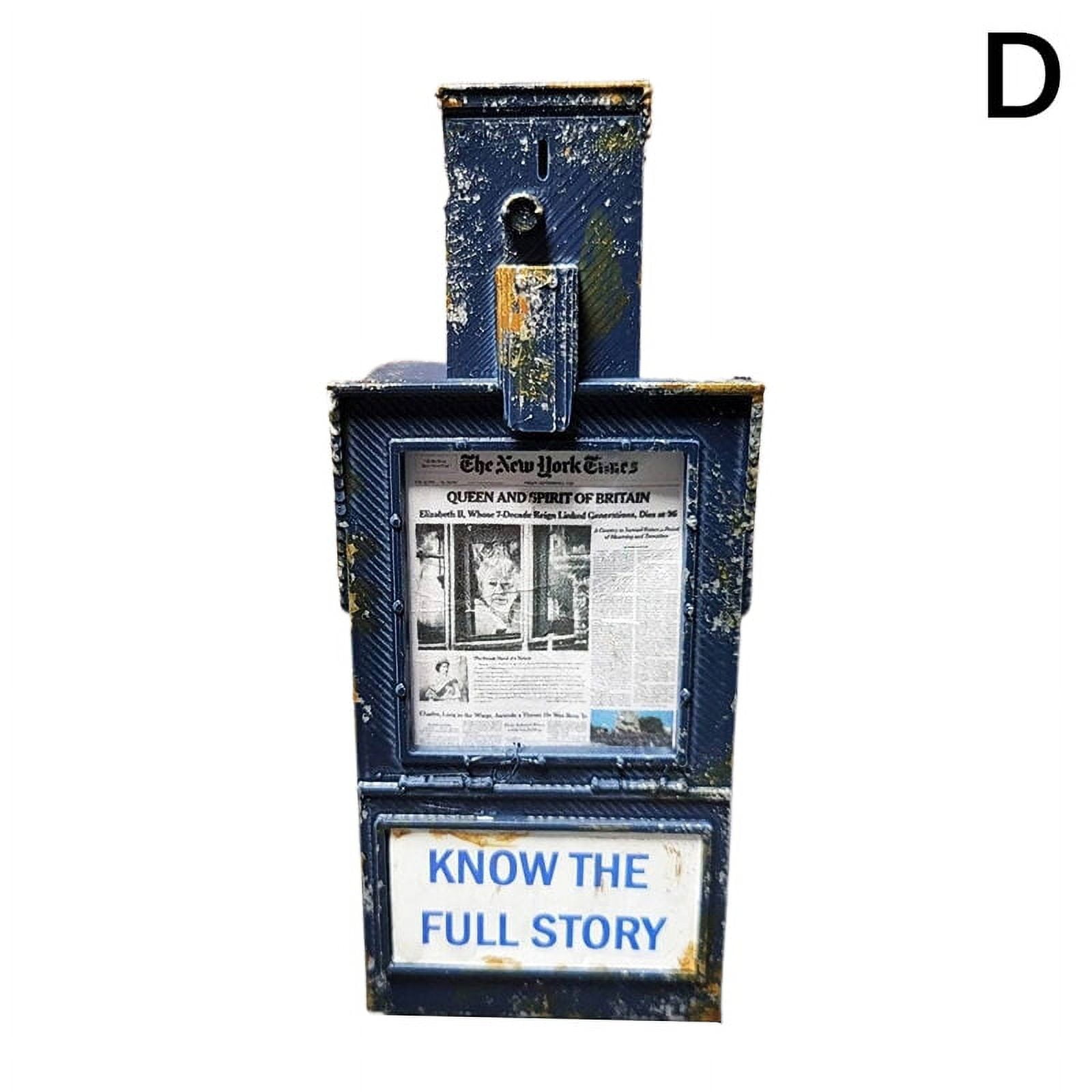 ZHaobin Miniature American Payphone In 1:12 Scale Mini Vintage Style ...