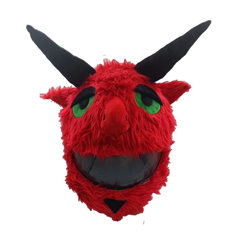 ZHaobin Motorcycle Helmet Cover Devil Helmet Riding Protective Cover ...