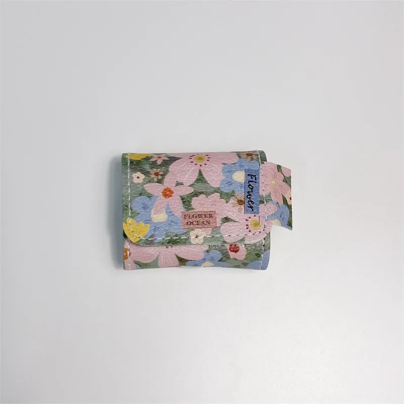 ZHaobin Oil Painting Pink Flower Case for AirPods 4 Airpod 1 2 3 Pro Pro2 Bluetooth Earbuds ...