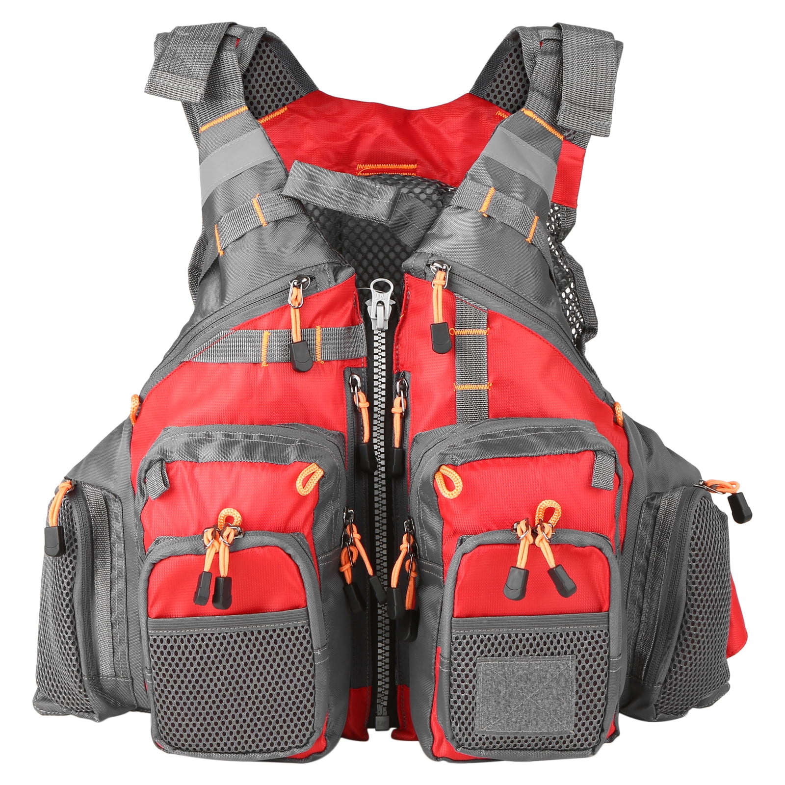 ZHaobin Outdoor Breathable Padded Fishing Life Vest 209lb Bearing Life Safety Jacket Swimming ...
