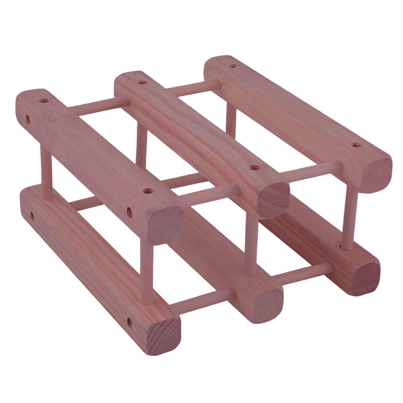 ZHaobin Rustic Stackable Wine Rack Win Display Rack Organizer for Cabinet Storage Cube SET ...