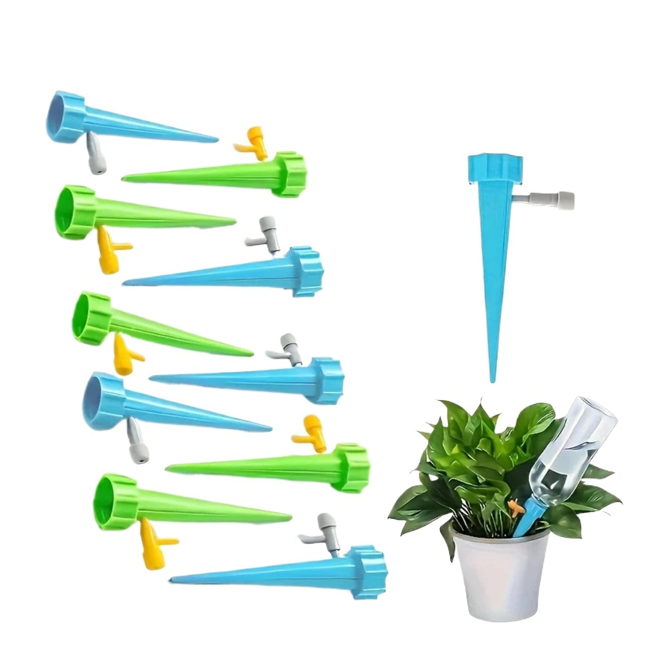 ZHsq 20Pcs Drip Irrigation For Self-Watering Pot Automatic Drip Irrigation Kit Plant Watering ...