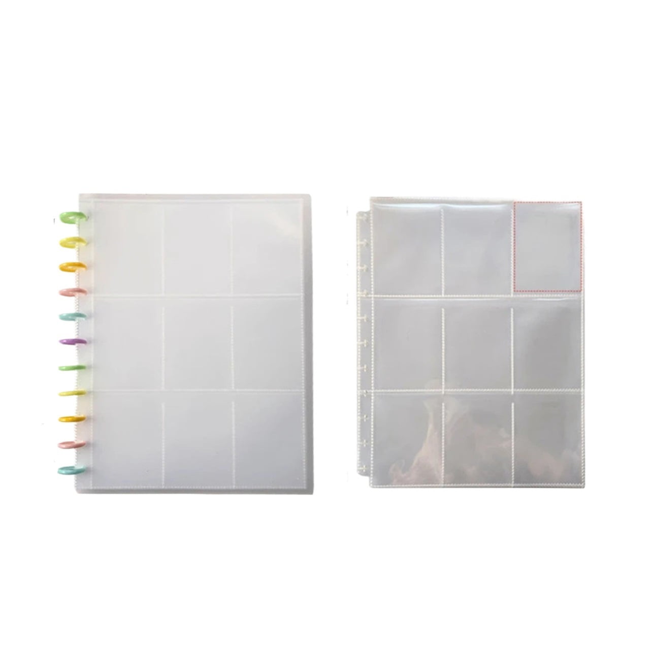 ZHsq 3inch Photo Card Binder Photocards Albums Picture Collect Book Binder Background Paper ...