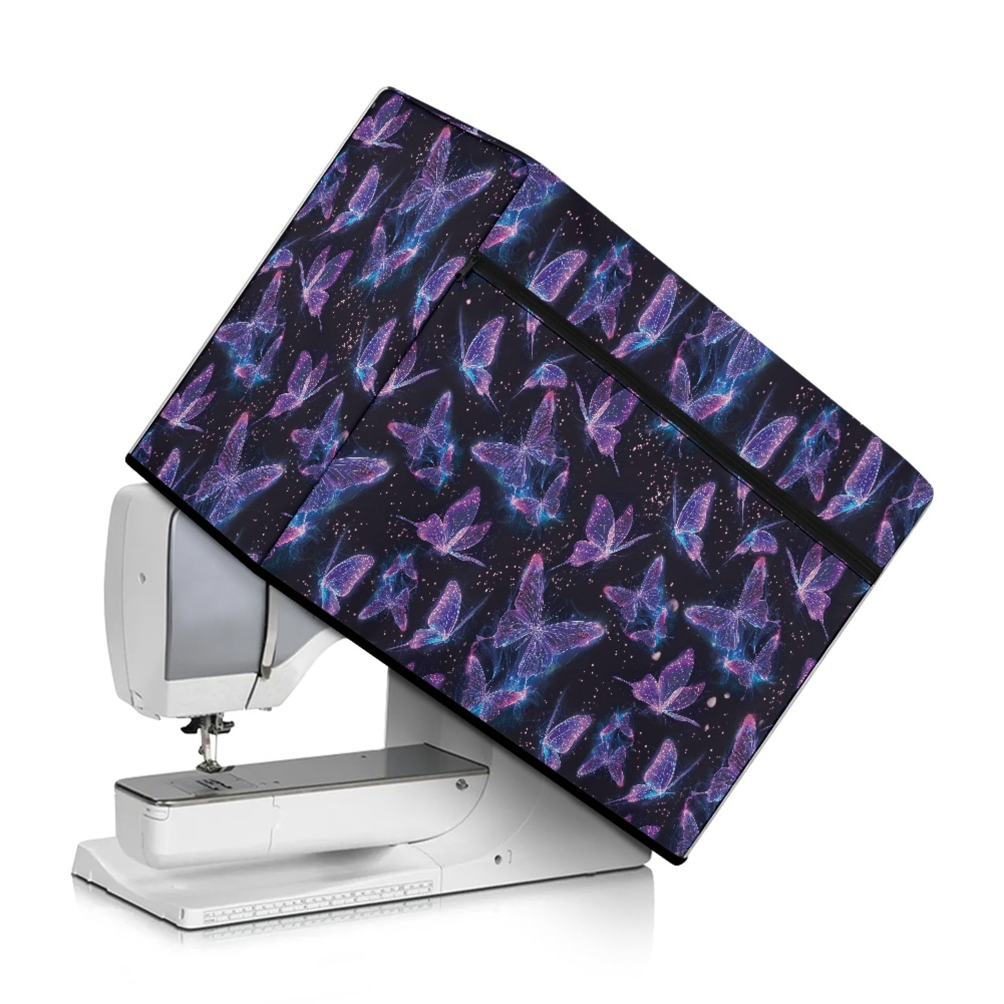 ZIATUBLE Butterfly Sewing Machine Dust Cover Pattern Cover for Sewing ...