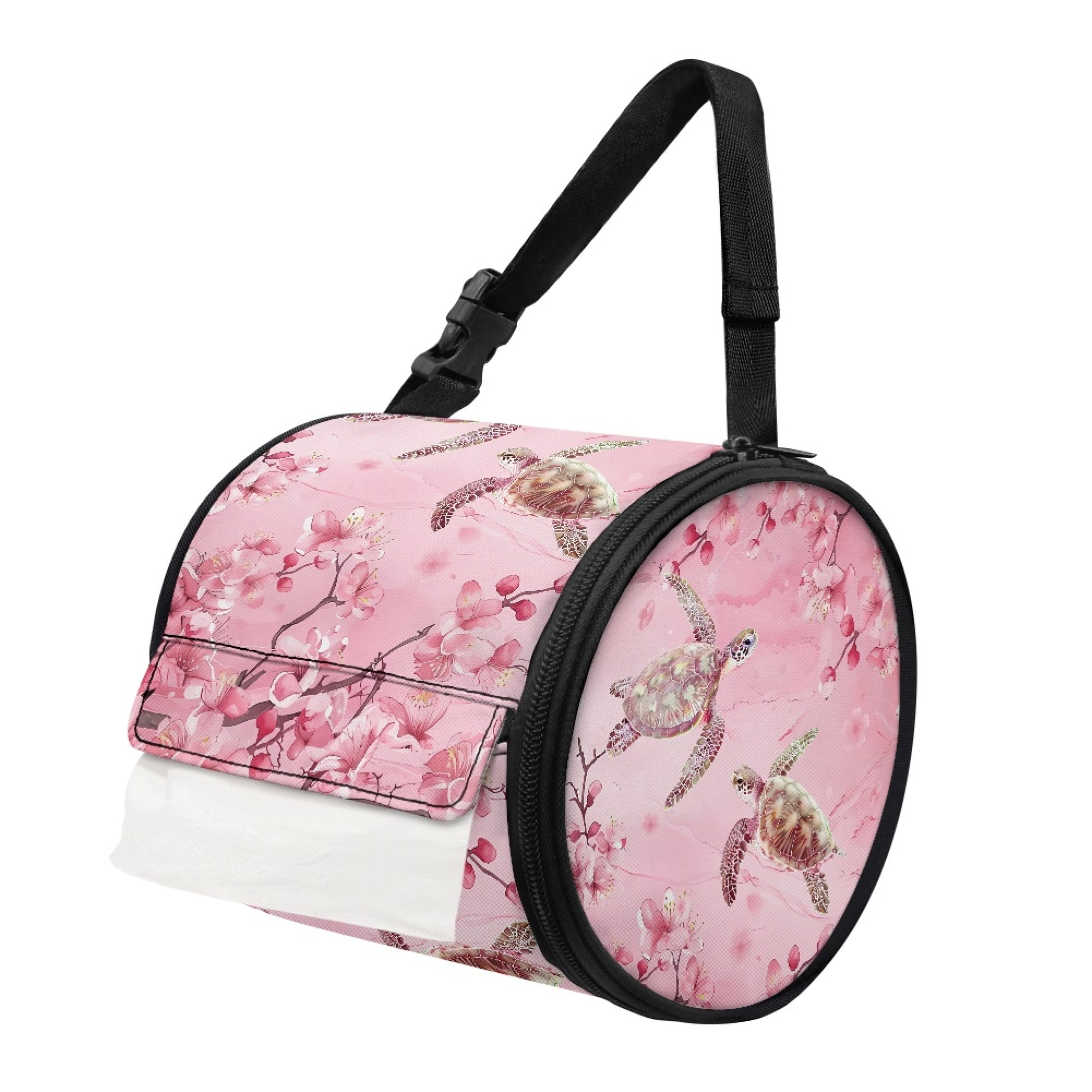 ZIATUBLE Cherry Blossom Hanging Paper Case Turtle Hanging Paper ...