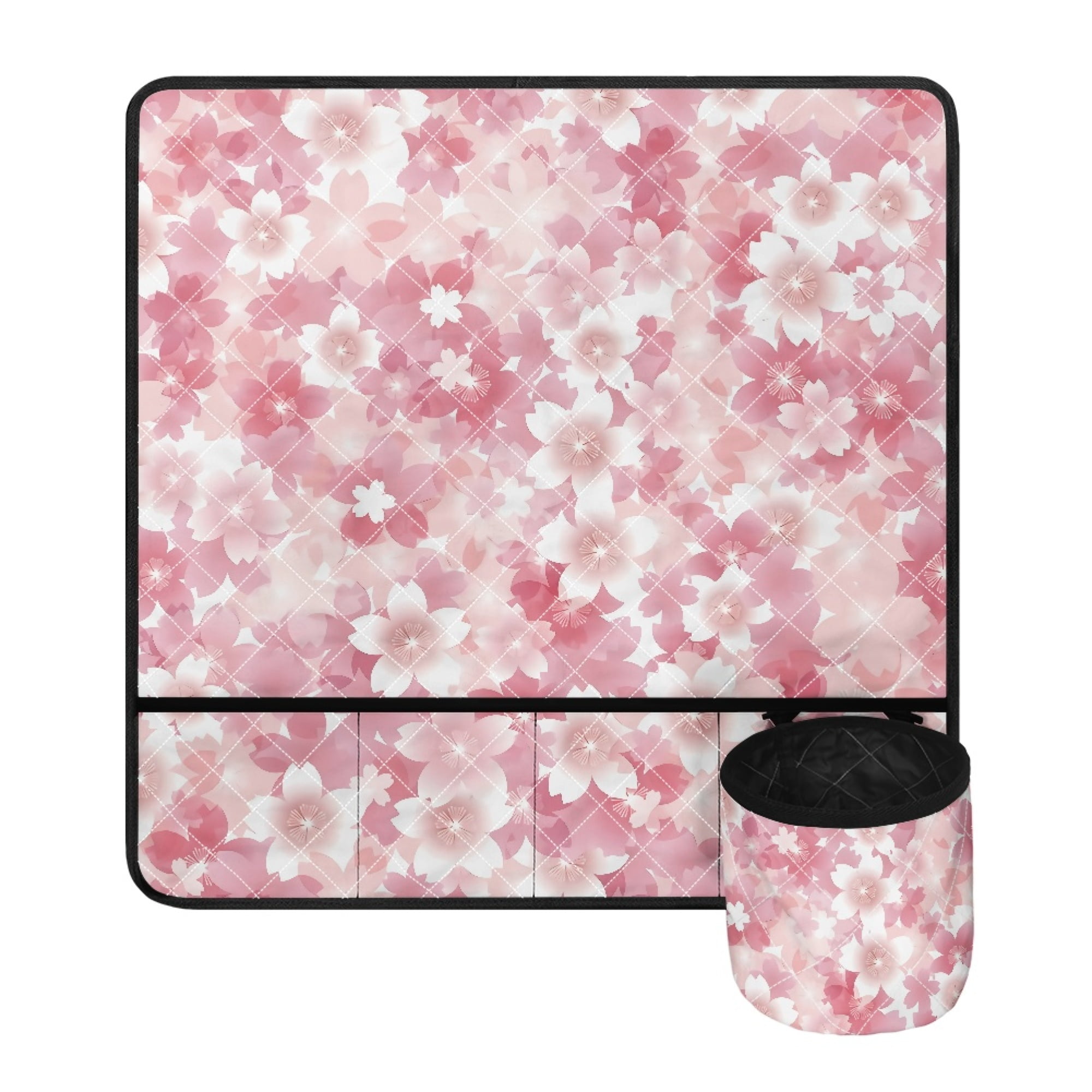ZIATUBLE Cherry Blossom Sewing Machine Cross Stitching Mat Lightweight ...