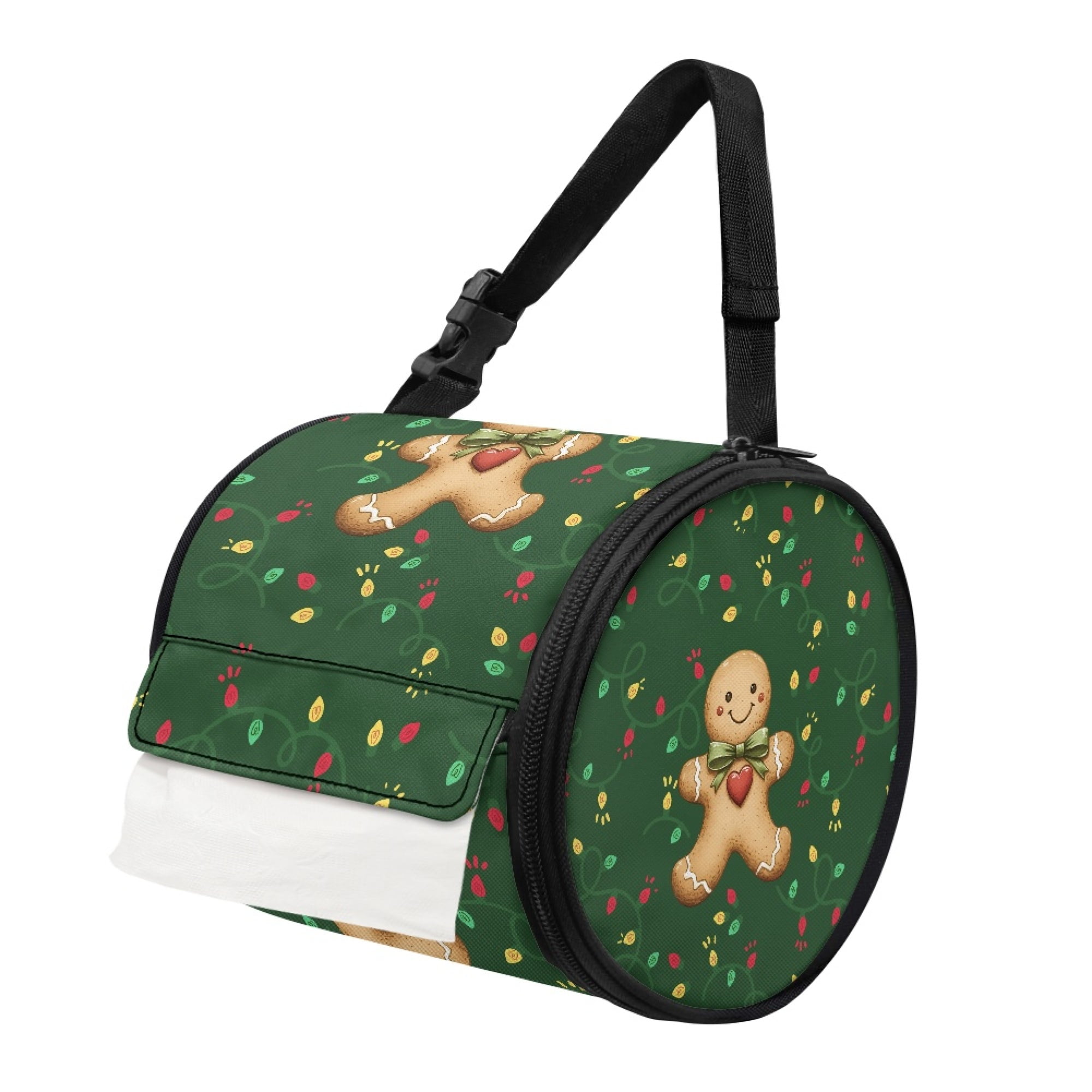 ZIATUBLE Christmas Gingerbread Man Dispenser Tissue Holder Foldable ...