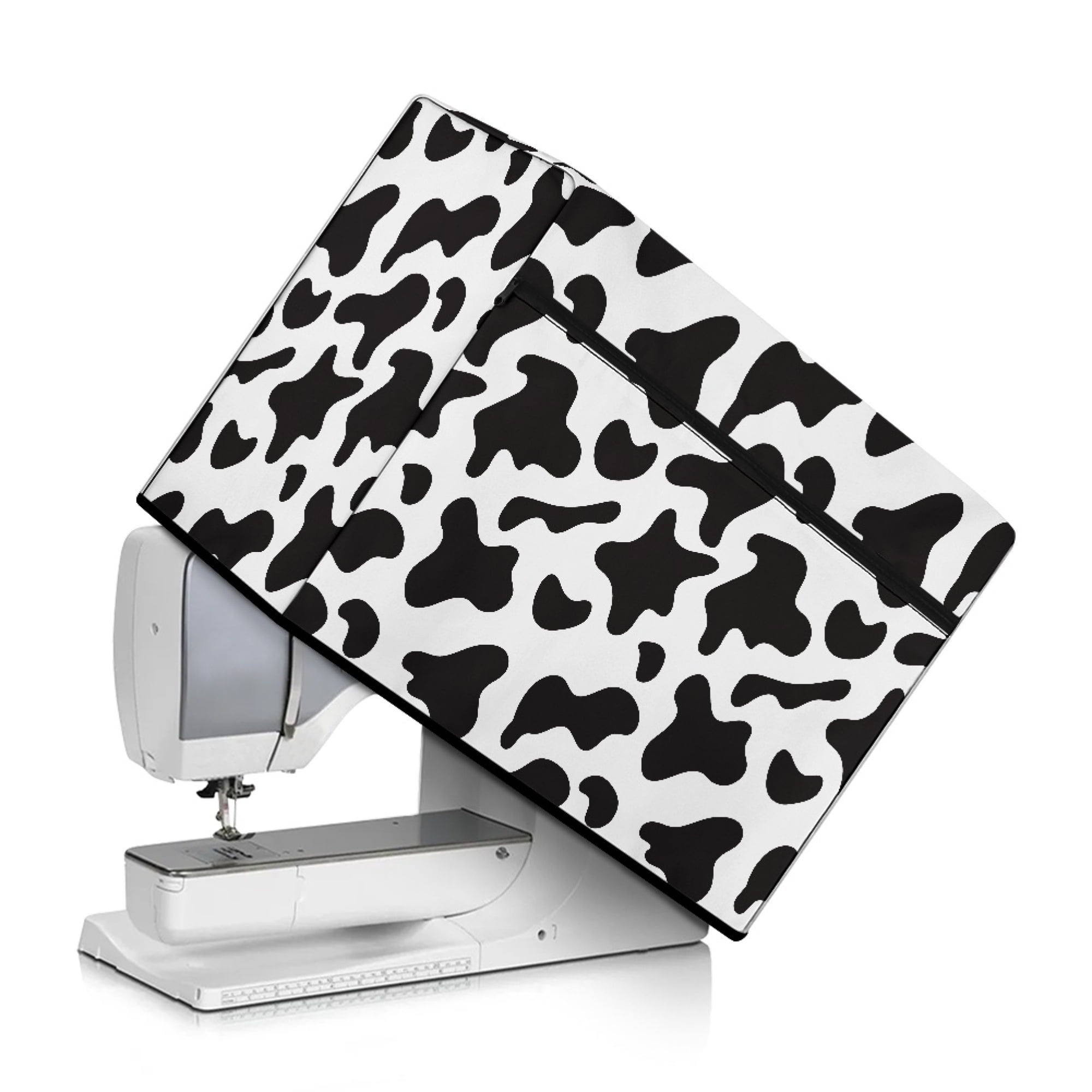 ZIATUBLE Cow Print Sewing Machine Cover Soft Sewing Machine Protector ...