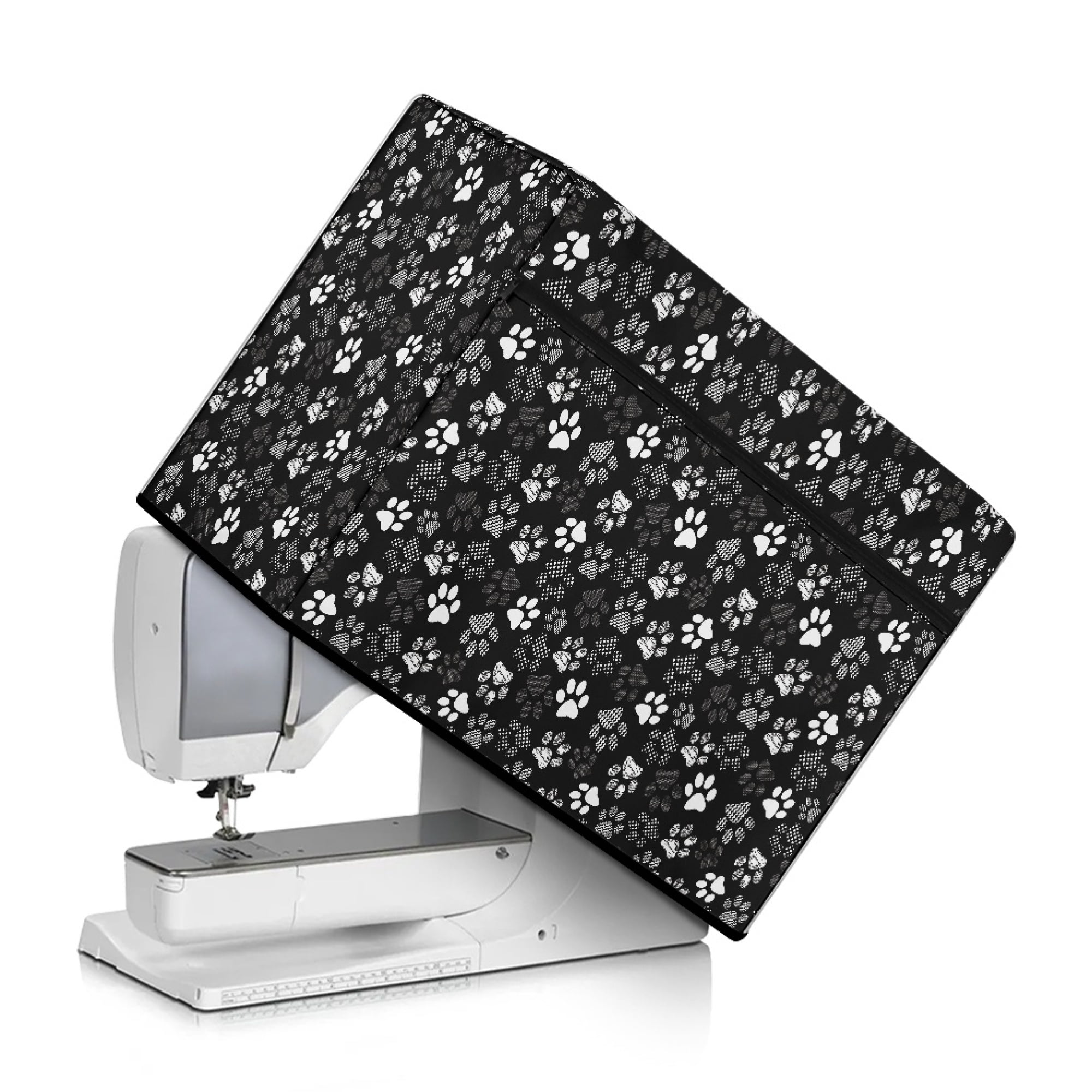 ZIATUBLE Dog Paw Sewing Machine Protective Cover Cute Pattern Sewing ...