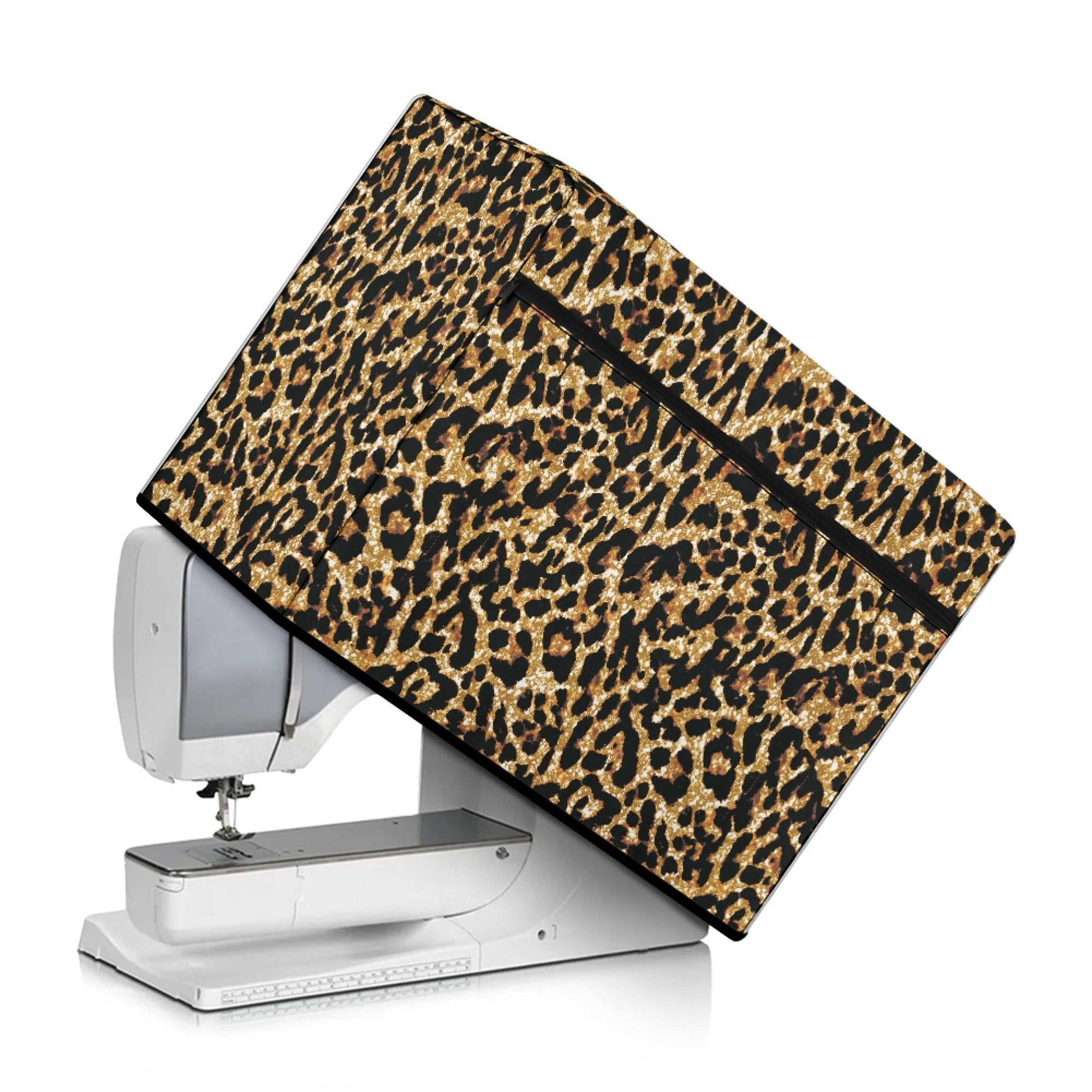 ZIATUBLE Leopard Print Sewing Machine Cover Dust Cover Protective Cover ...