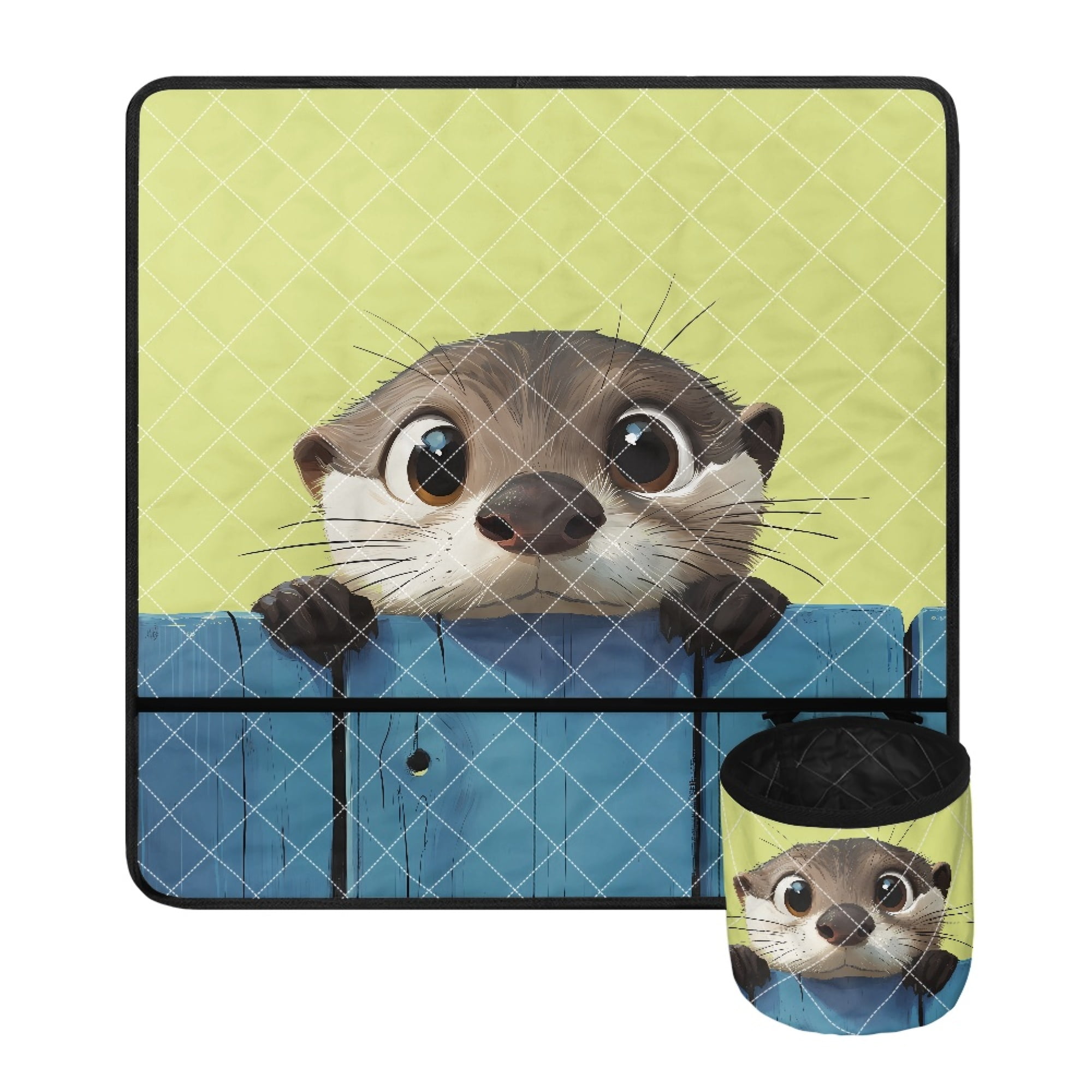 ZIATUBLE Otter Sewing Machine Pad Organizer Extra Long Sewing Machine ...