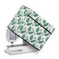 ZIATUBLE Palm Leaves Sewing Machine Dust Cover Pattern Protective Cover ...