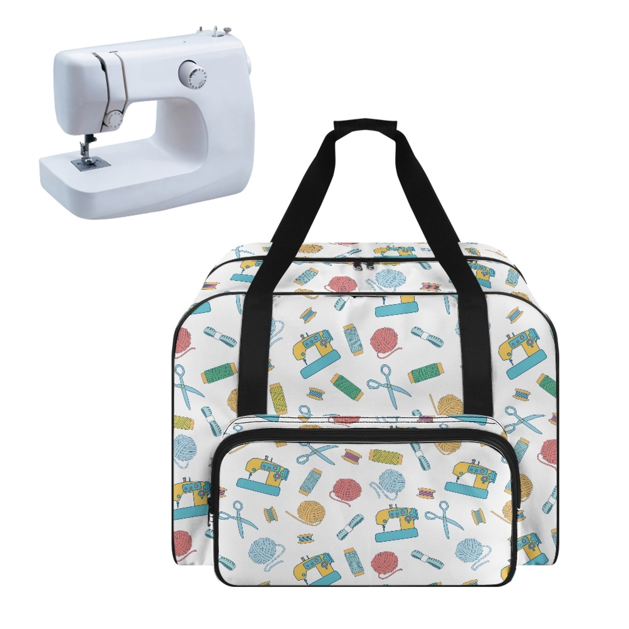ZIATUBLE Sewing Tools Pattern Portable Carrying Totes Soft Carrier ...