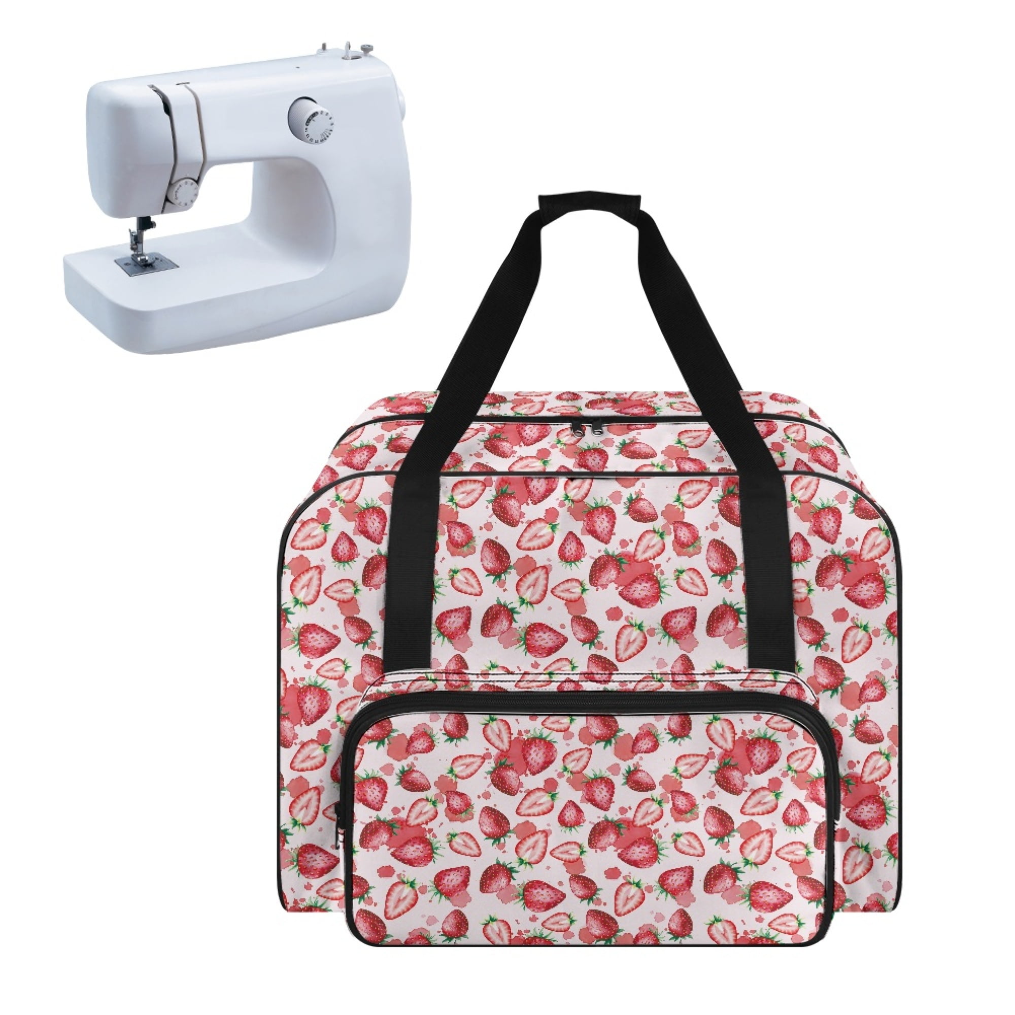 ZIATUBLE Strawberry Carrying Travel Storage Large Capacity Sewing ...