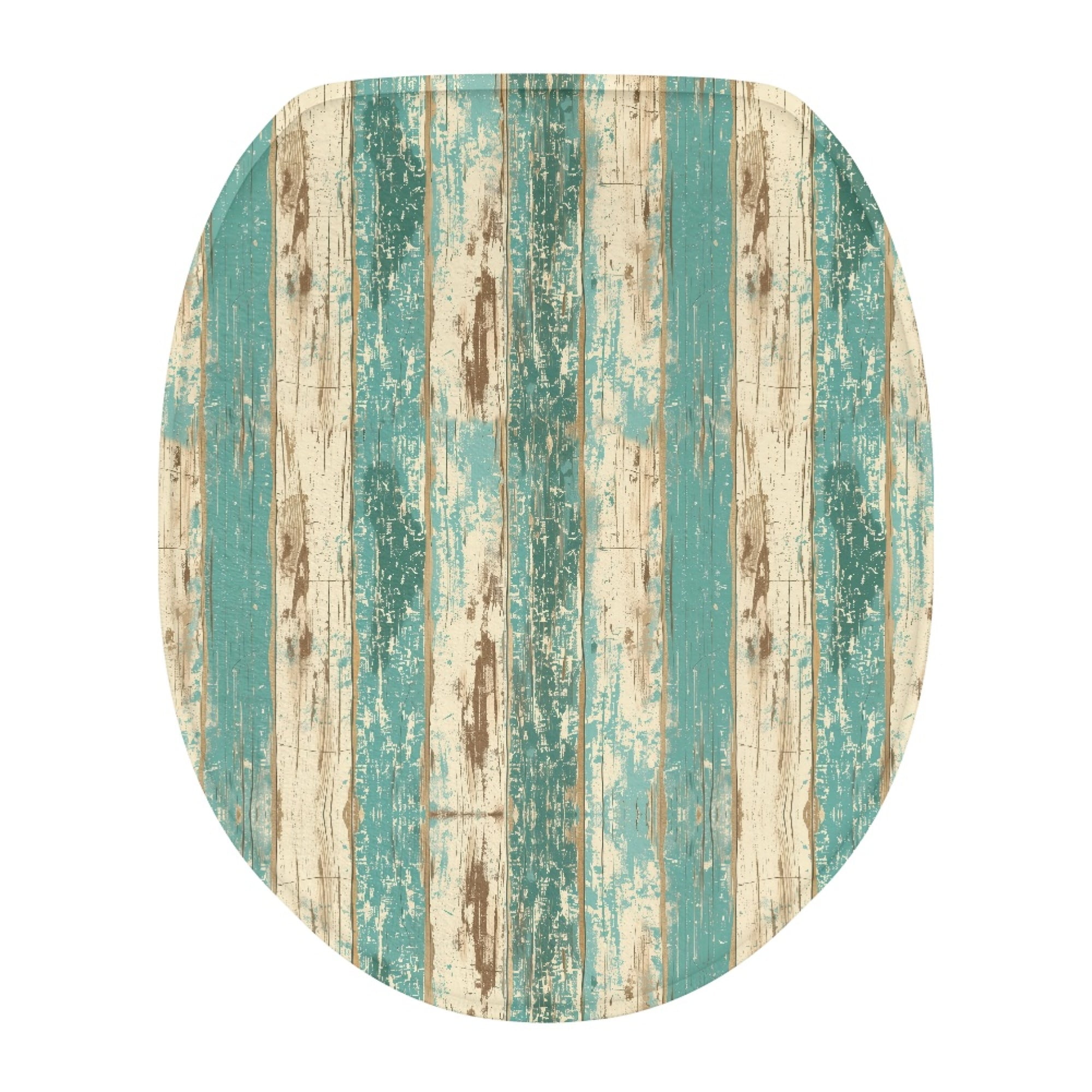 ZIATUBLE Wood Toilet Lid Covers Protction Round Elongated Toilet Seat ...