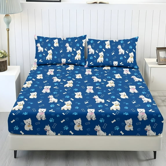 ZIATUBLES 3-Piece Twin XL Size Cooling Sheet Set Soft Polyester with ...