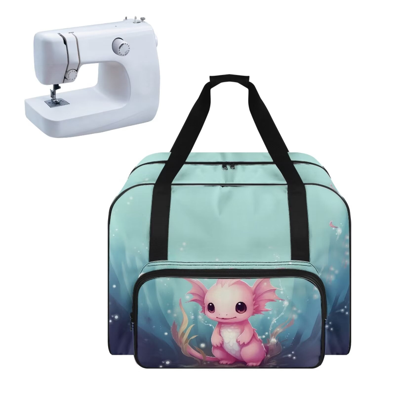 ZIATUBLES Sewing Machine Case Roomy Carrying Bag Universal Tote Bag ...
