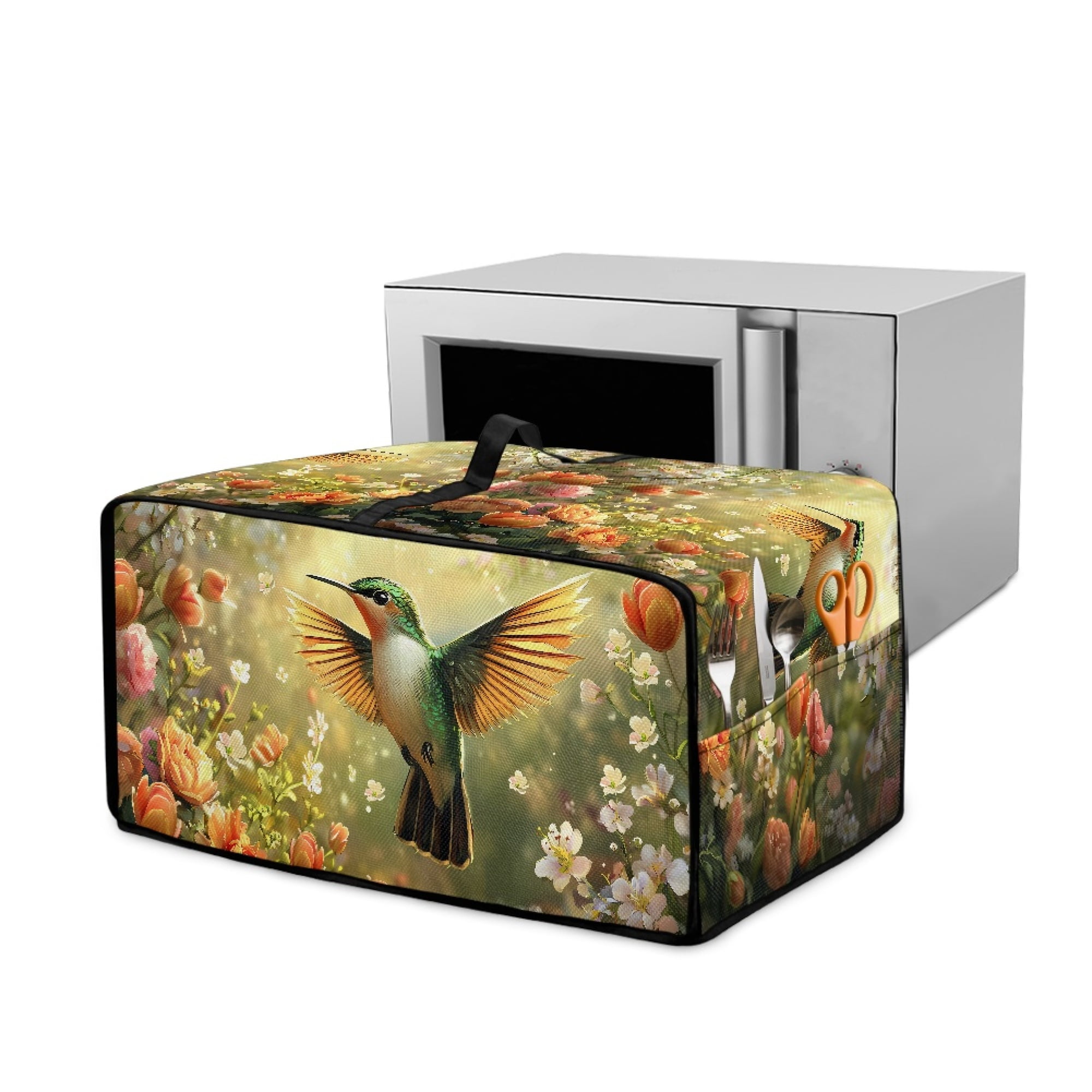 ZIATUBLES Toaster Oven Cover Anti Scratch Microwave Cover for ...