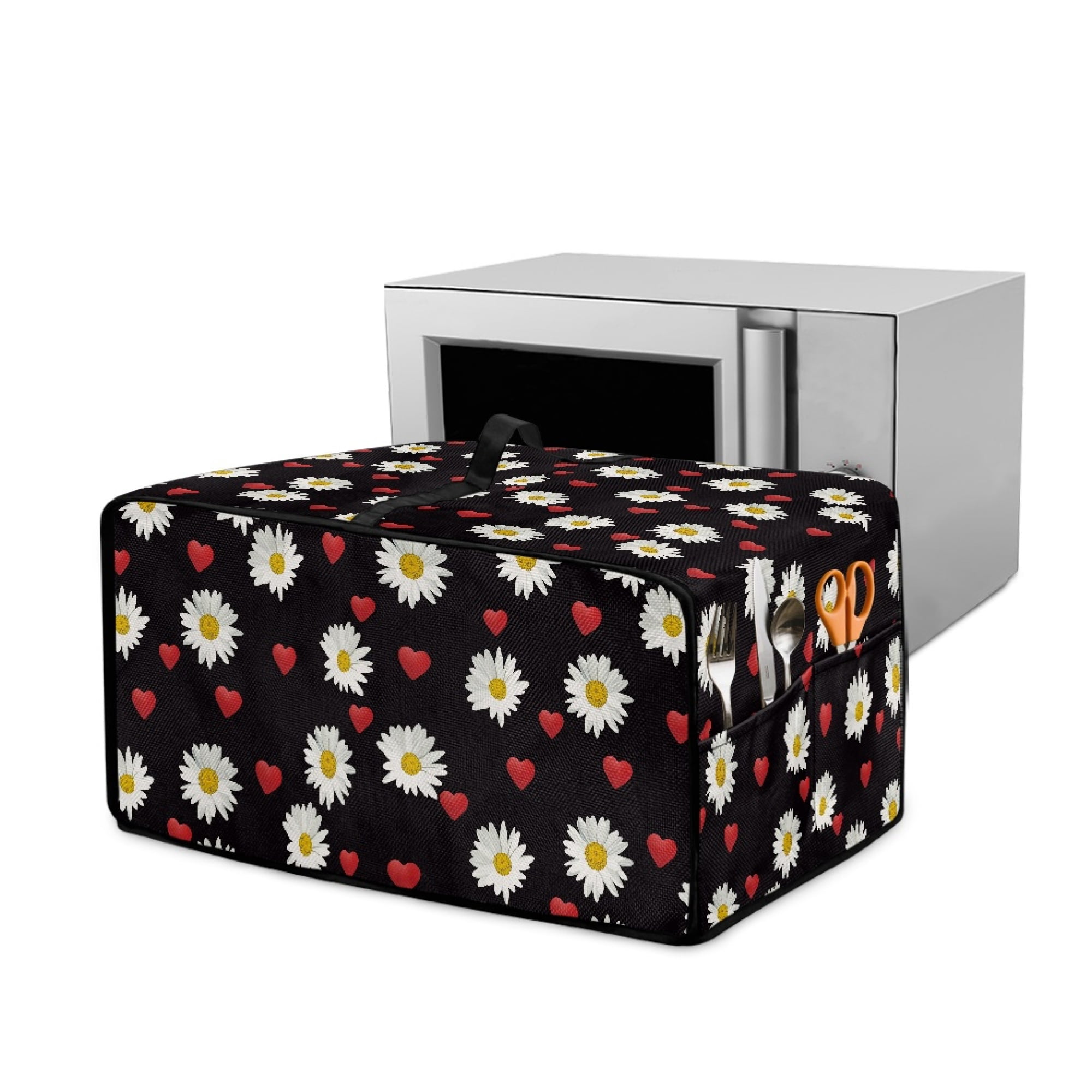 ZIATUBLES Toaster Oven Cover Linen-Look Polyester Fabric Appliance Dust ...