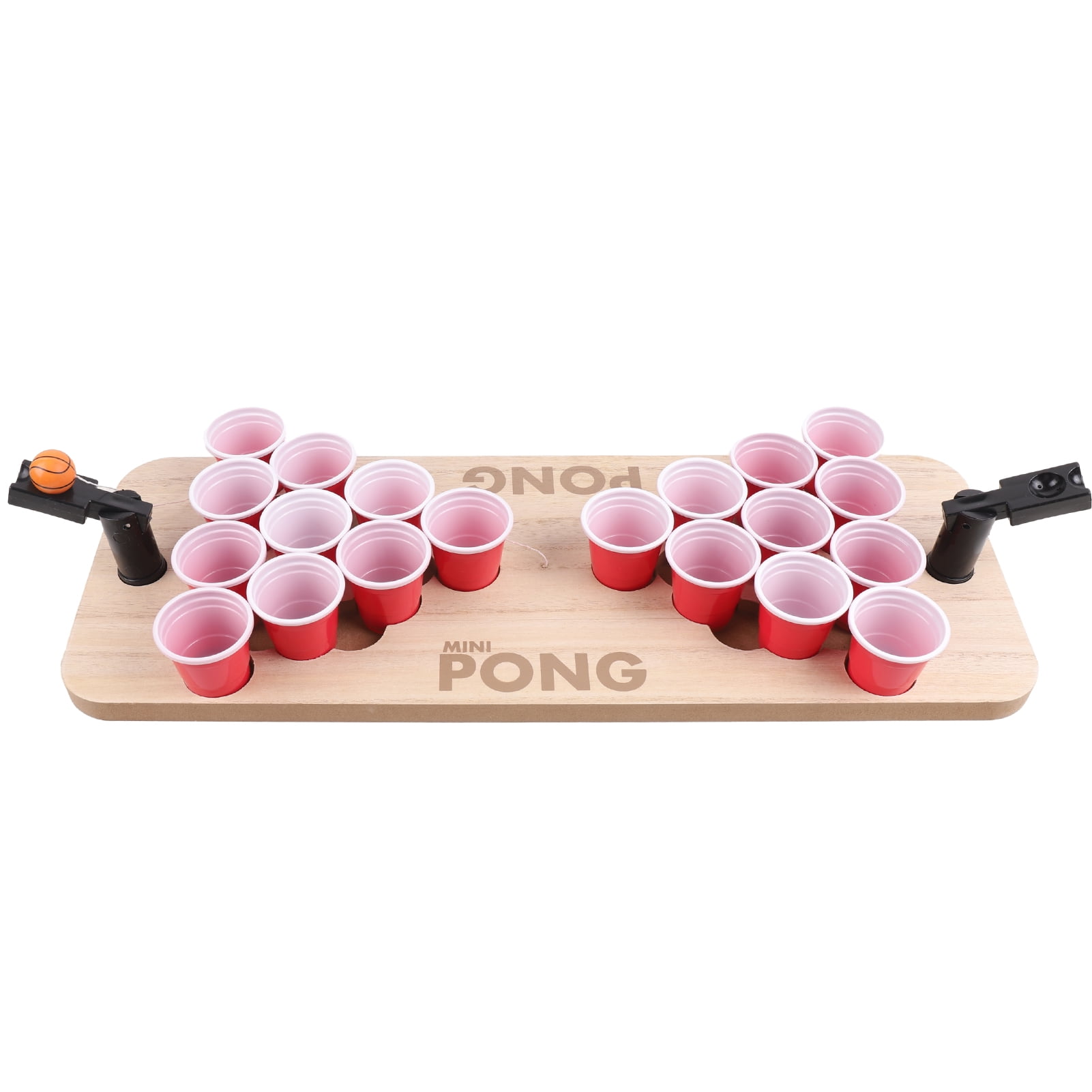 ZIB Portable Beer Pong Drink Game 21'' Tabletop Grown Man Birthday ...