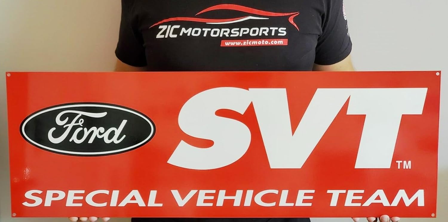 ZIC Motorsports SVT Special Vehicle Team Heavy Duty Metal Garage Wall ...