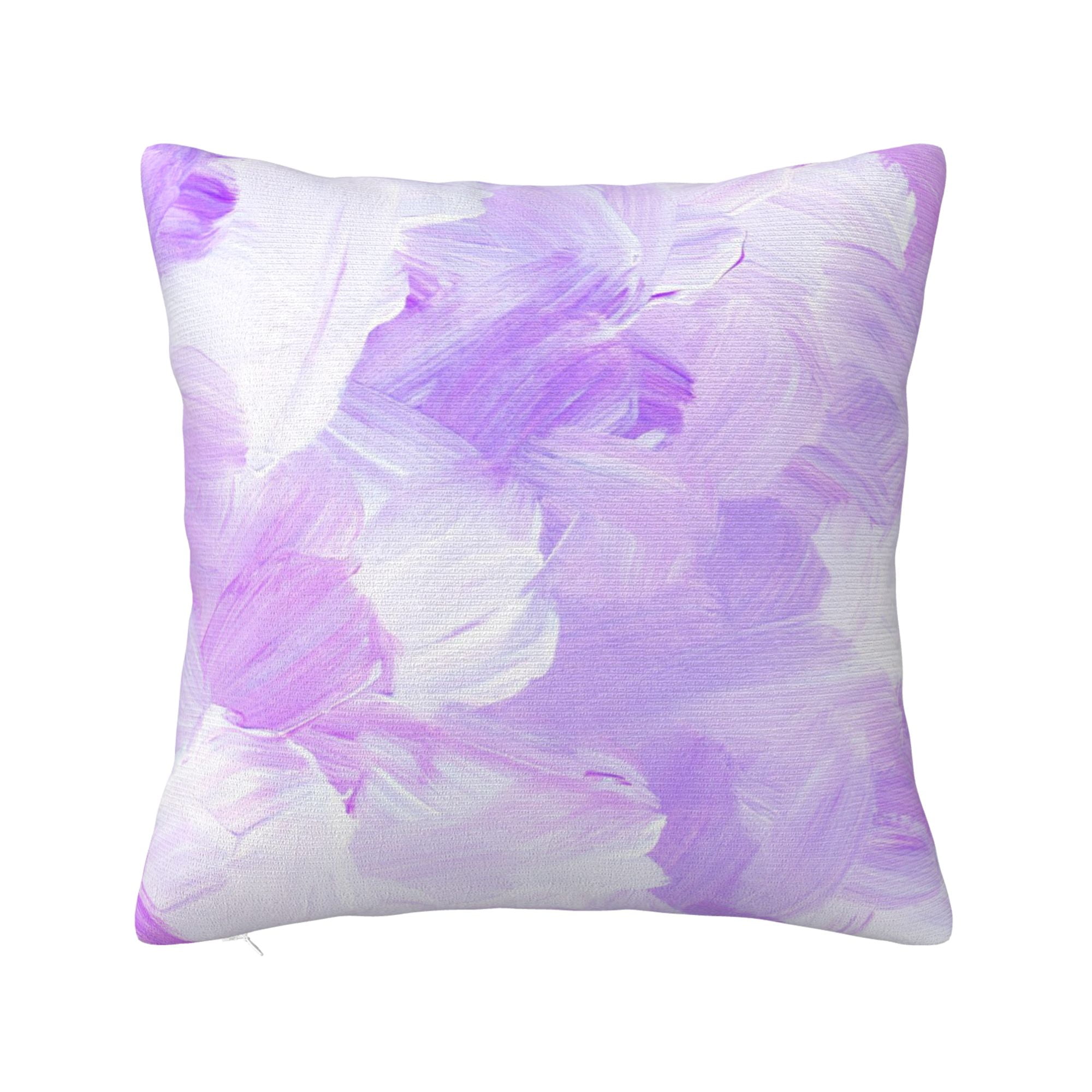 ZICANCN Abstract Pastel Violet Painting Throw Pillow Covers, Bed Couch ...