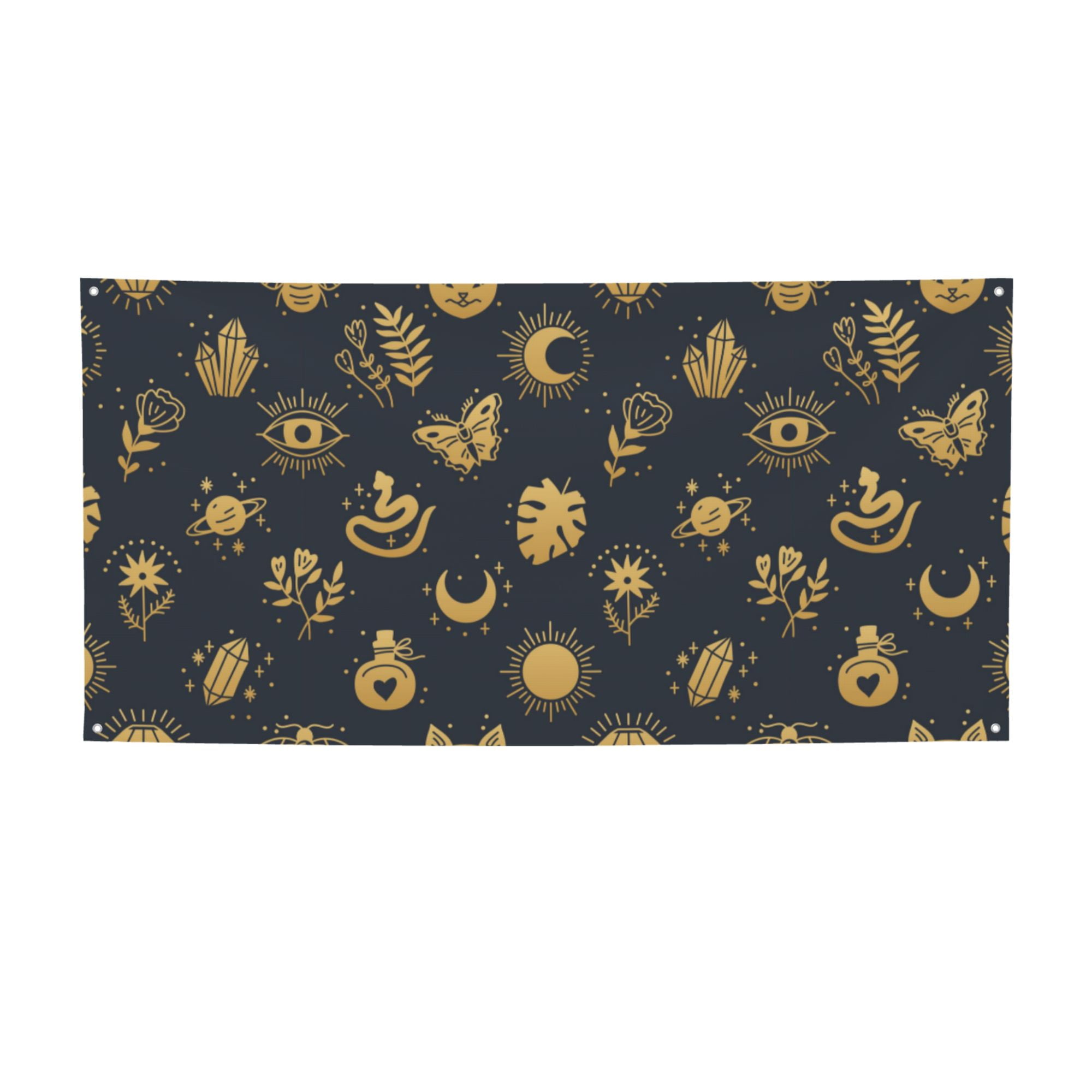 ZICANCN Banner Yard Signs, Alchemy Boho Occult Highlight Party Wall ...