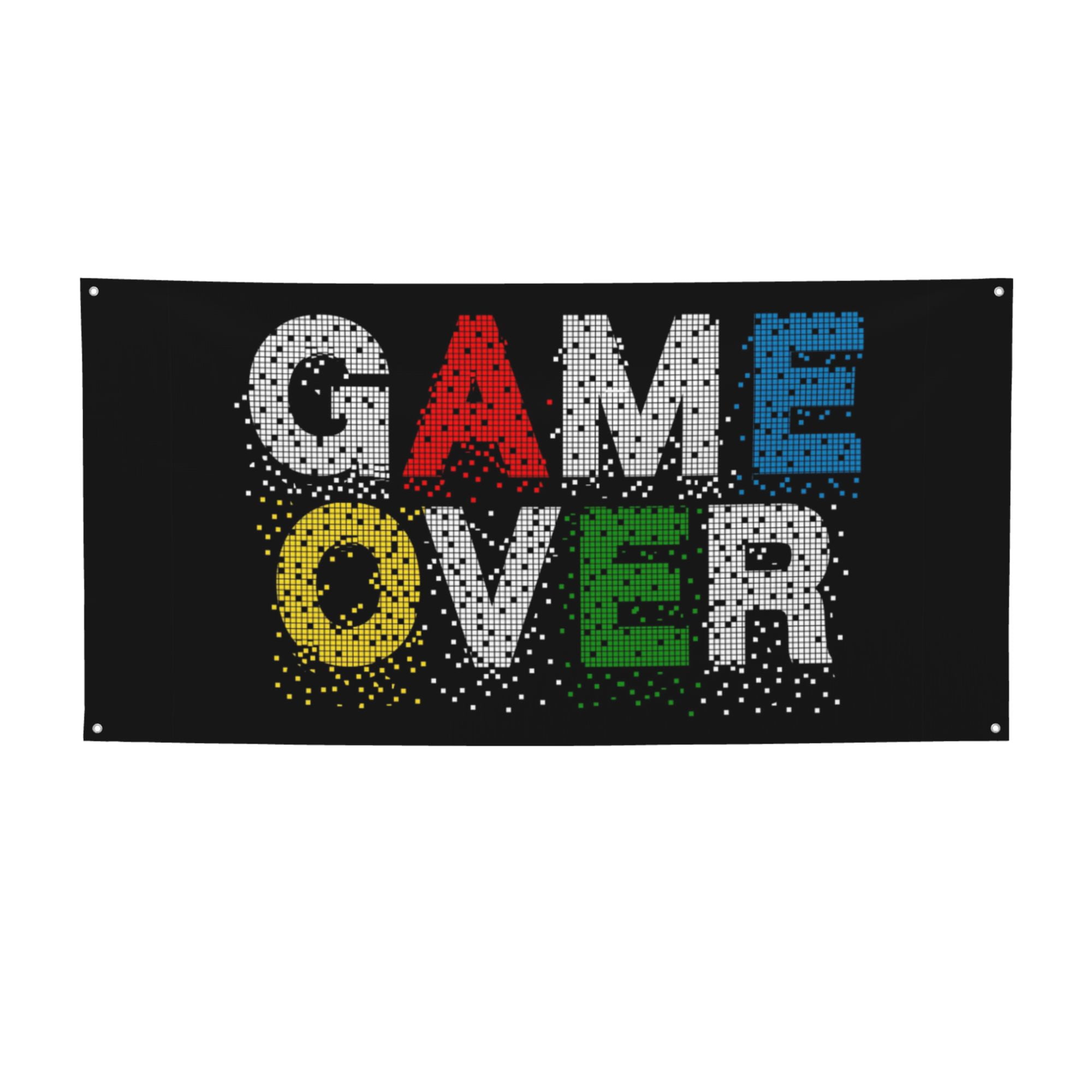 ZICANCN Banner Yard Signs, Games Over Dots Party Wall Decor for Indoor ...