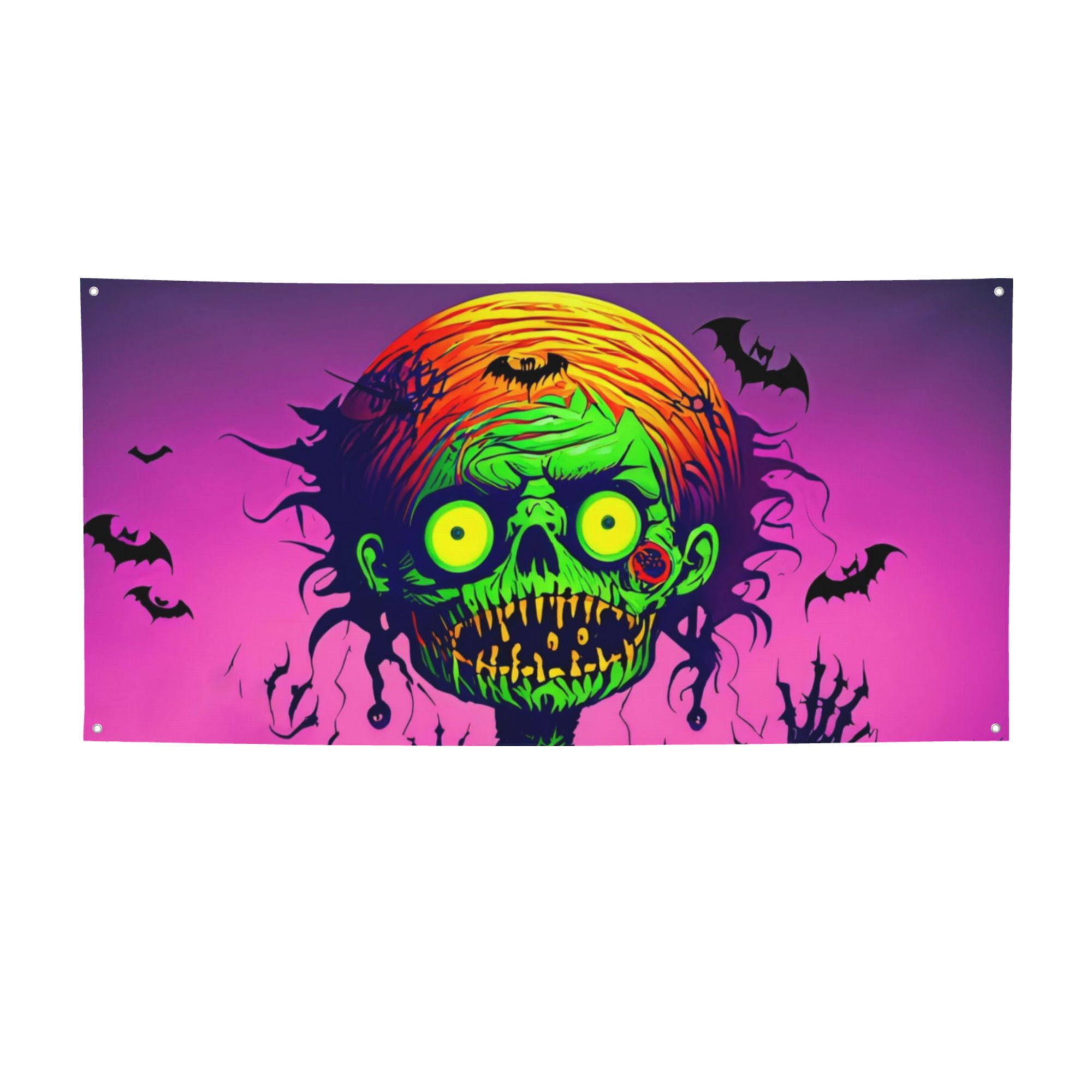ZICANCN Banner Yard Signs, Halloween Zombie Party Wall Decor for Indoor ...