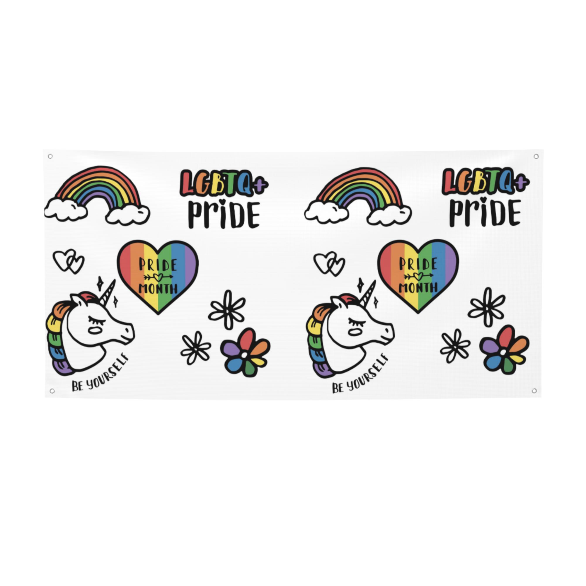 ZICANCN Banner Yard Signs, Lgbt Love Set Party Wall Decor for Indoor ...