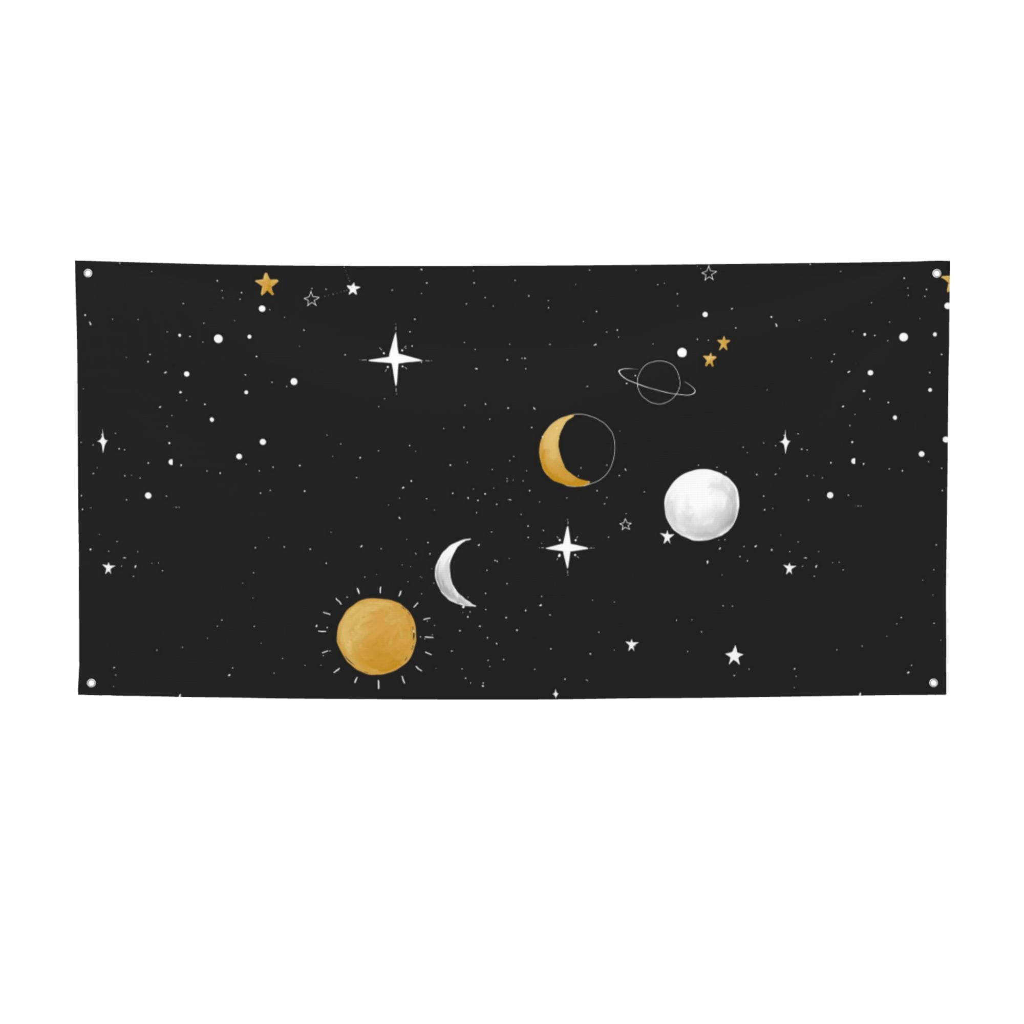 ZICANCN Banner Yard Signs, Milky Way Sparkles Party Wall Decor for ...